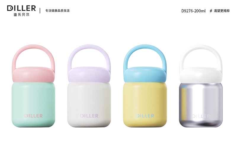 Diller Botol Thermo SUS316 dengan Pemegang Mudah, Flask Kalis Kebocoran ...