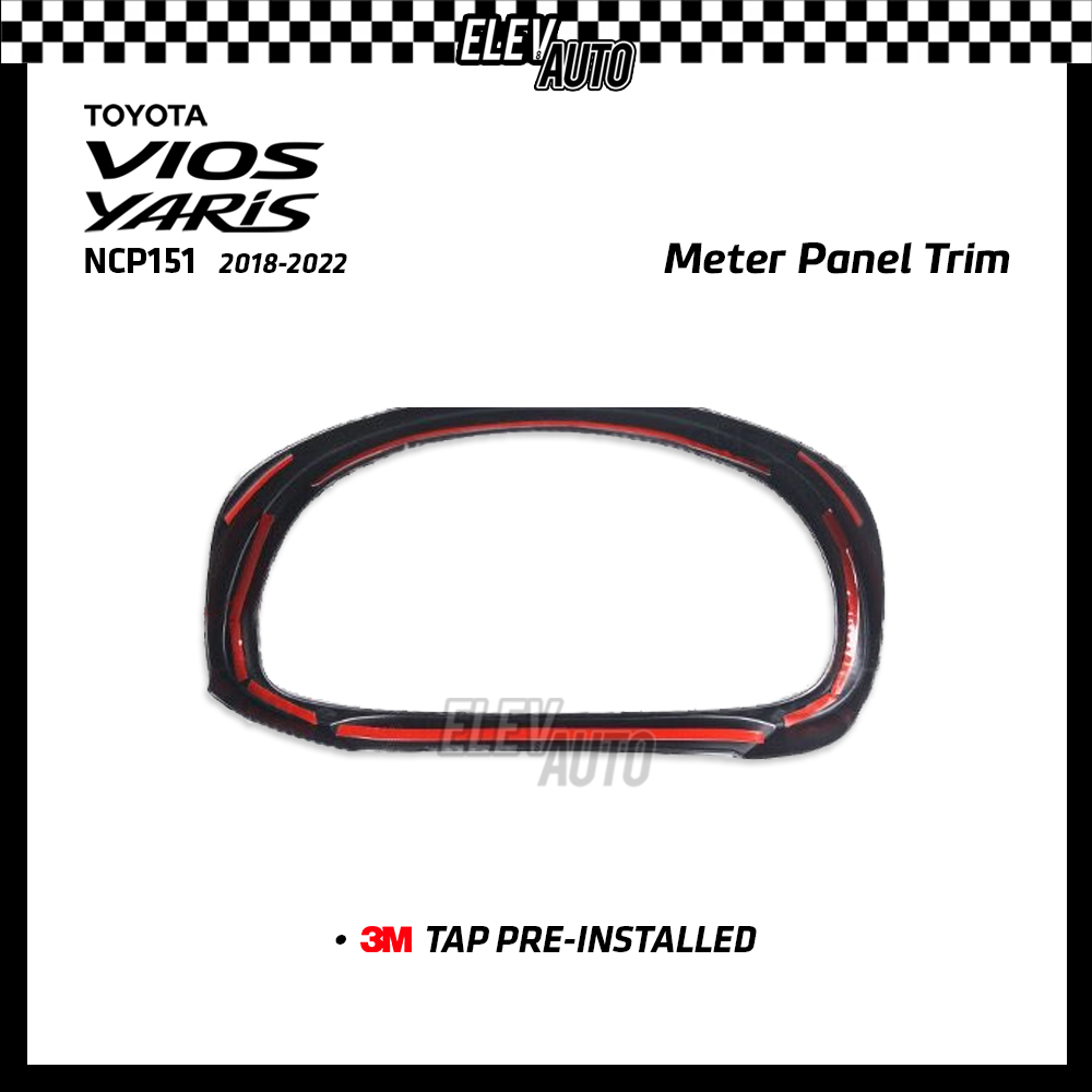 Toyota Vios NCP 151 / Yaris 2018-2022 Meter Frame Panel Trim Carbon ...