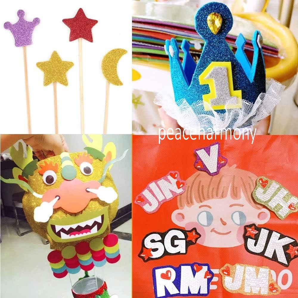 Glitter EVA Foam | 60x40cm | Kad Busa Berkilau | DIY | Arts & Craft ...