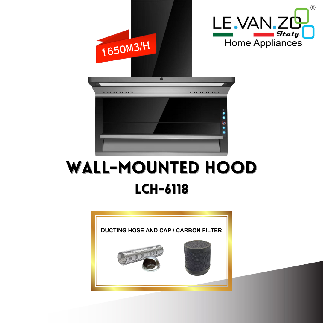 LEVANZO LCH-6118 WALL-MOUNTED KITCHEN HOOD | Shopee Malaysia
