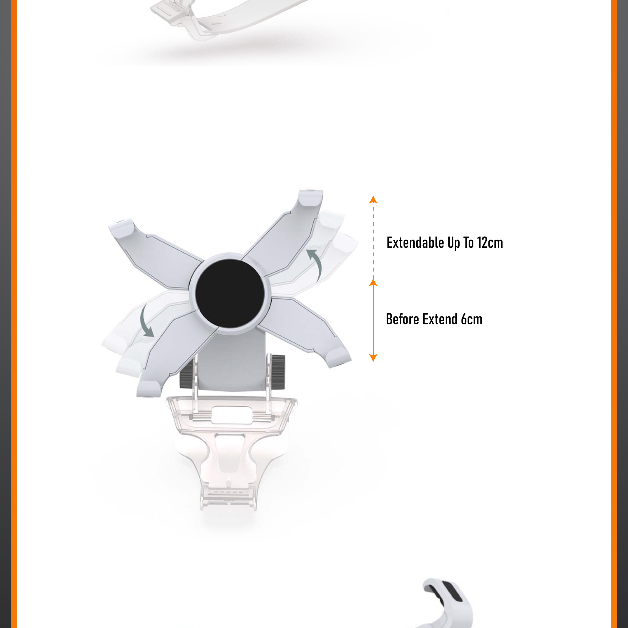 DOBE PS5 Controller DualSense Smart Phone Clamp Clip Holder Grip Mount Stand TP5-0527 TP5-0527B ...