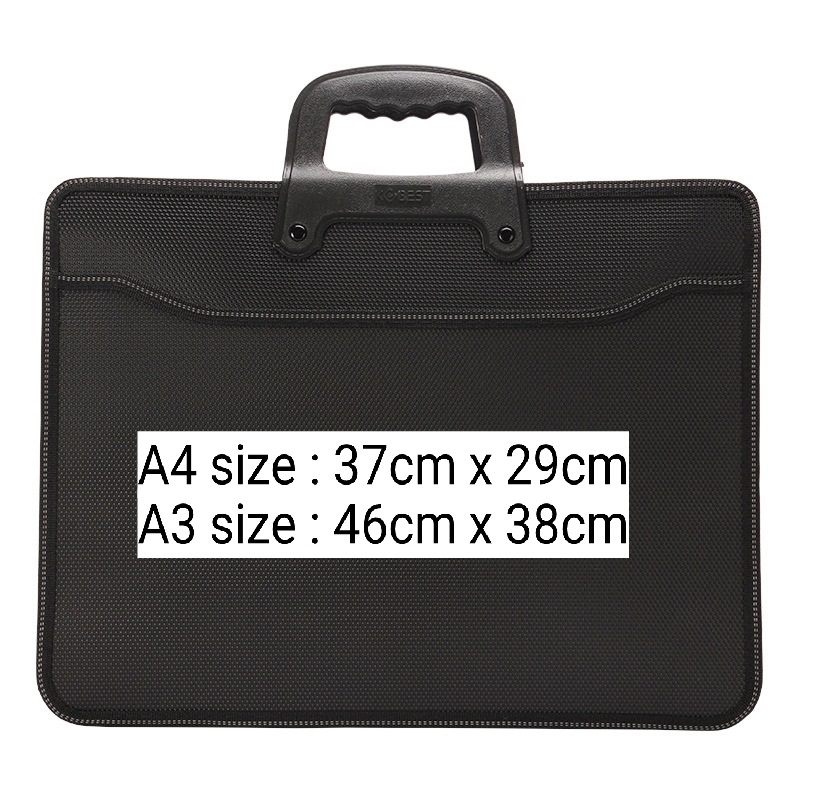 Waterproof A3 / A4 PP Seminar Bag / Business Briefcase / Portfolio File ...