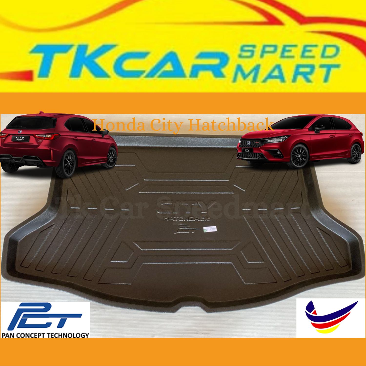 [READY STOCK] HONDA CITY [ HATCHBACK ONLY ] ( PCT ) RUBBER HDPE ...