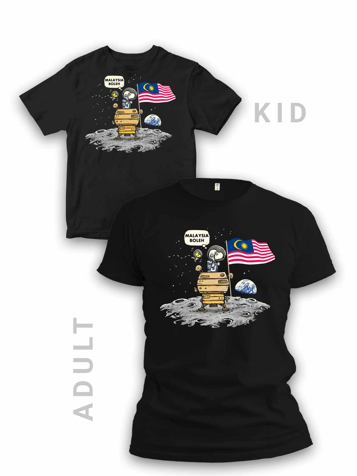 Snoopy Malaysia Merdeka Moon Baju T Shirt Lelaki Murah Fashion Newborn ...