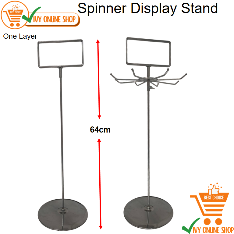 Metal Rotating Spinner Display Stand | Shopee Malaysia