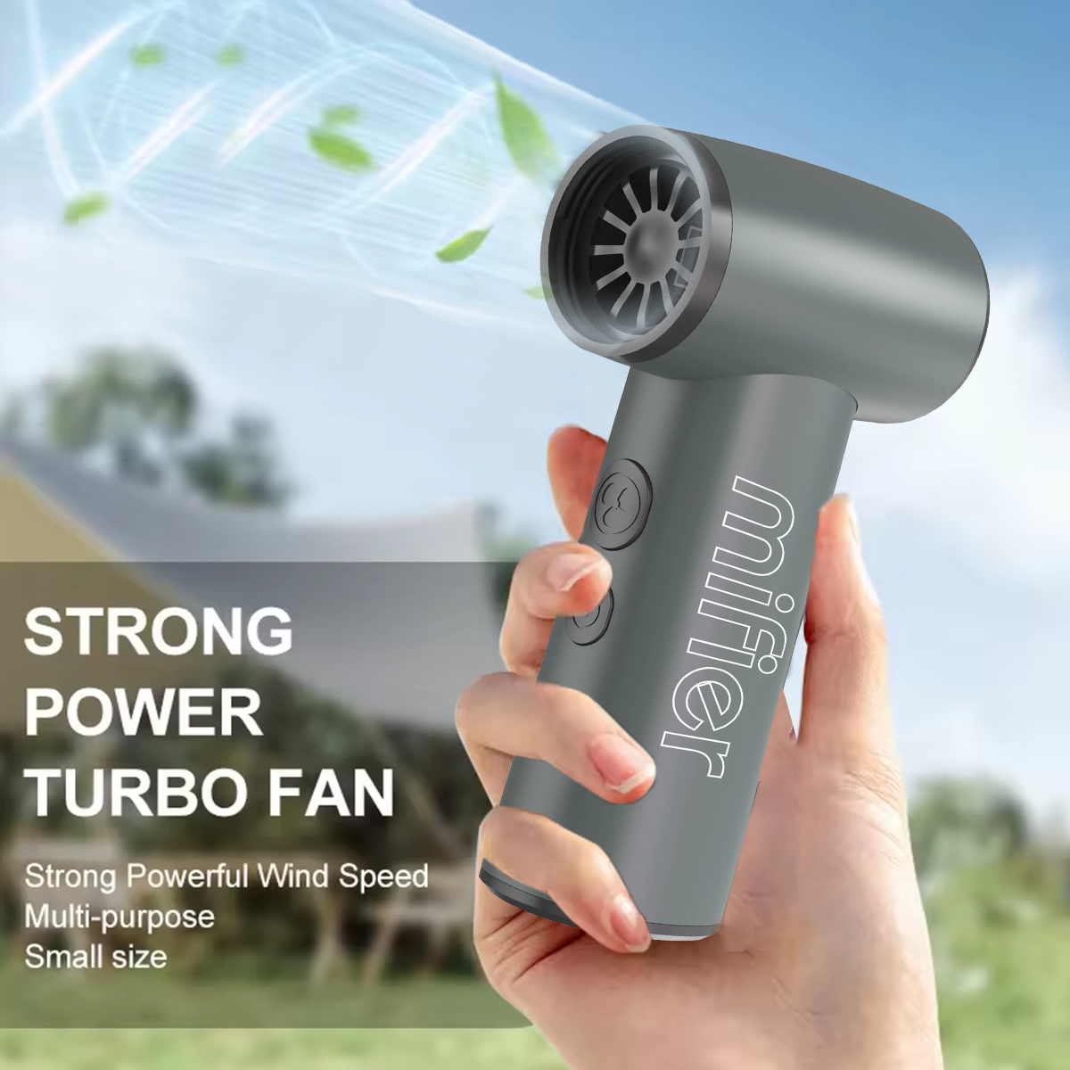 Mifier MF500 High Speed Turbo Jet Fan 2-in-1 Compressed Air Blower for ...