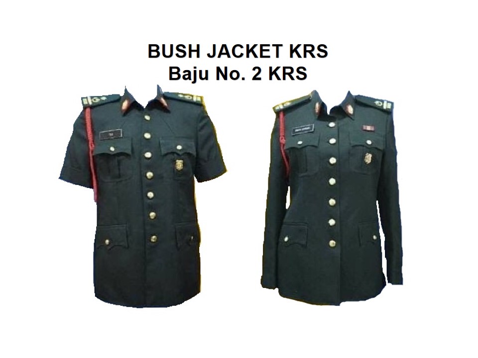 BUTANG BESI EMAS BAJU PEMIMPIN PEGAWAI KRS / TKRS NO. 2 - M/L (1pc ...