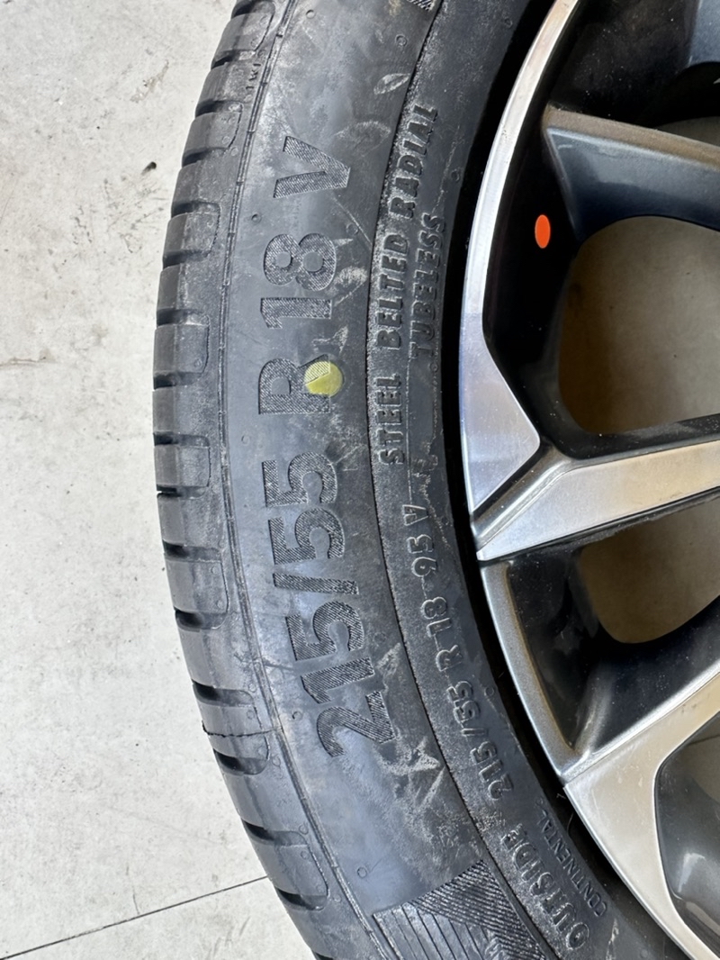 PROTON X50 TYRE 215/55 R 18V CONTINENTAL TYRE WITH SPROT RIM READY ...