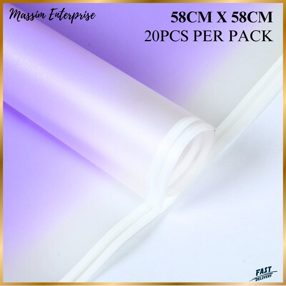 20Pcs Summer Plaid Bouquet Paper Gradient Bouquet Paper Cartier Paper ...