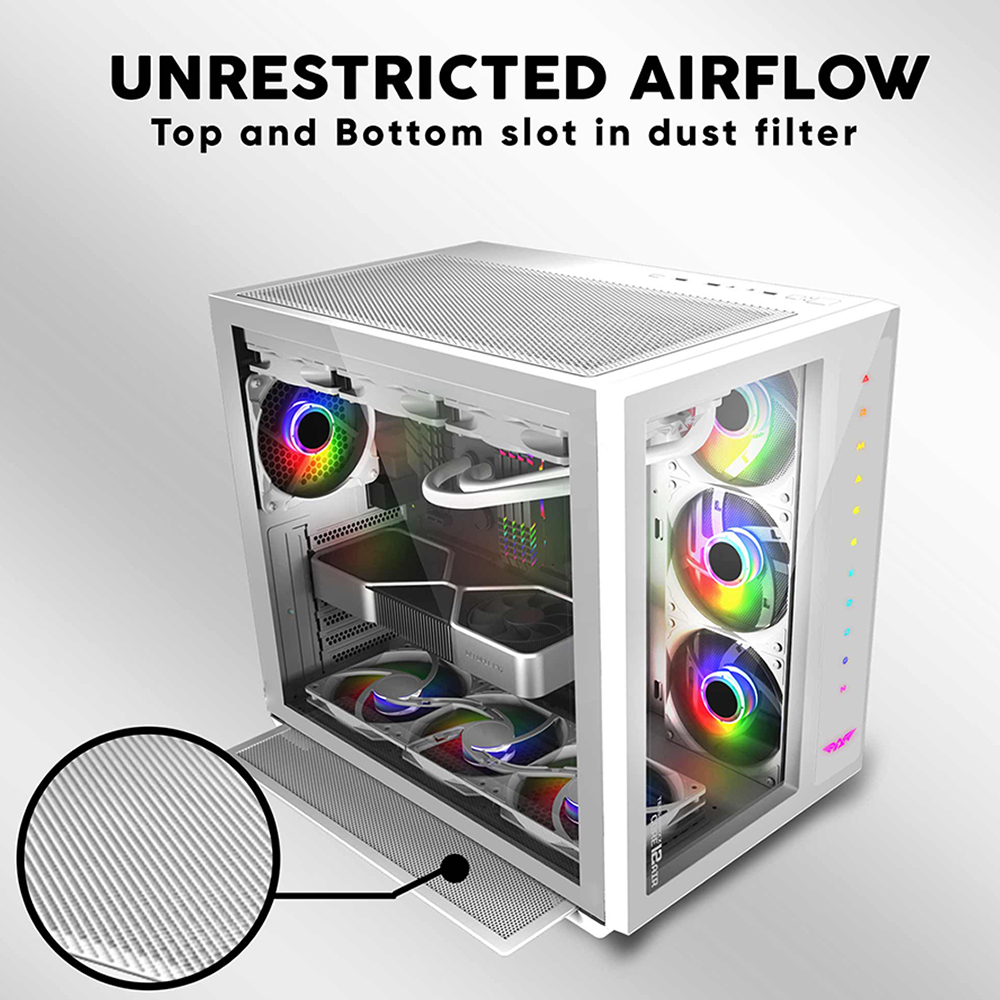 Armaggeddon Tessaraxx Core 12 Air ATX Gaming PC Case | Shopee Malaysia