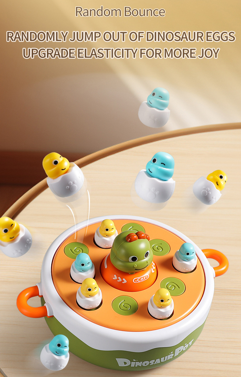 Children's bouncing Dinosaur Toy Fishing Rotating Training Parent-Child Interactive Toy AC-402 ...