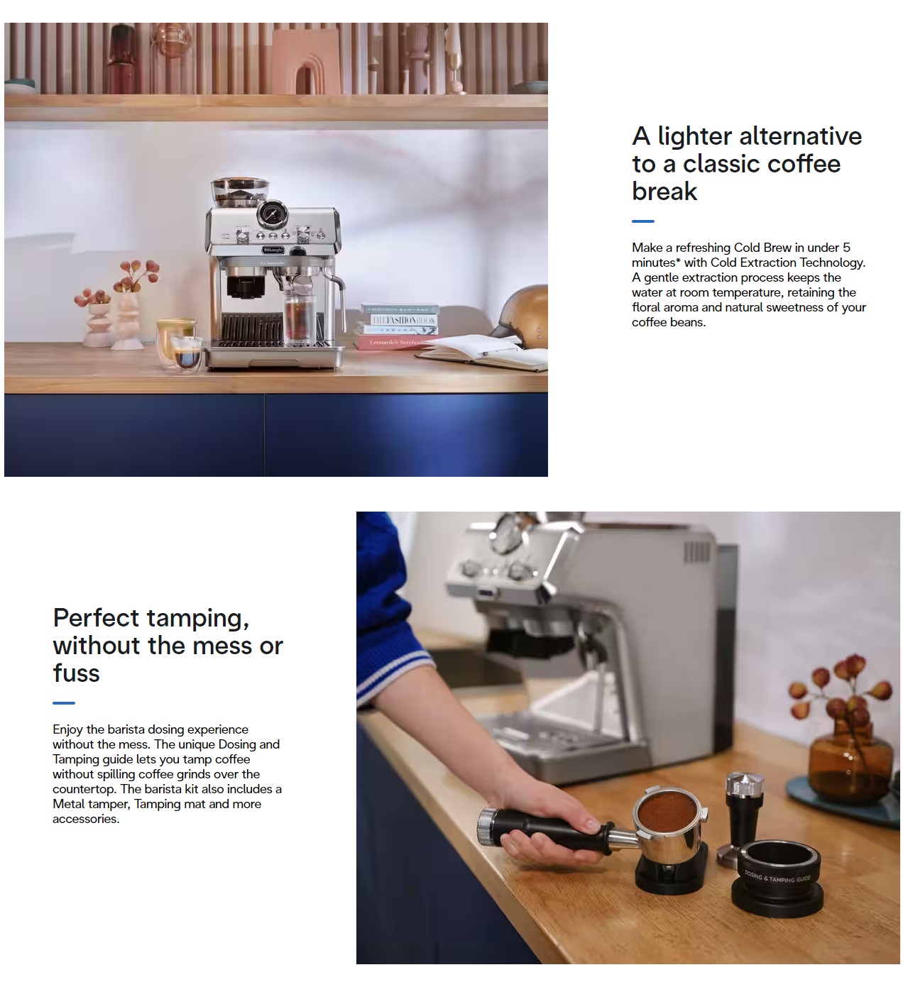 Delonghi La Specialista Arte Evo EC9255.M Espresso Machine With Cold ...