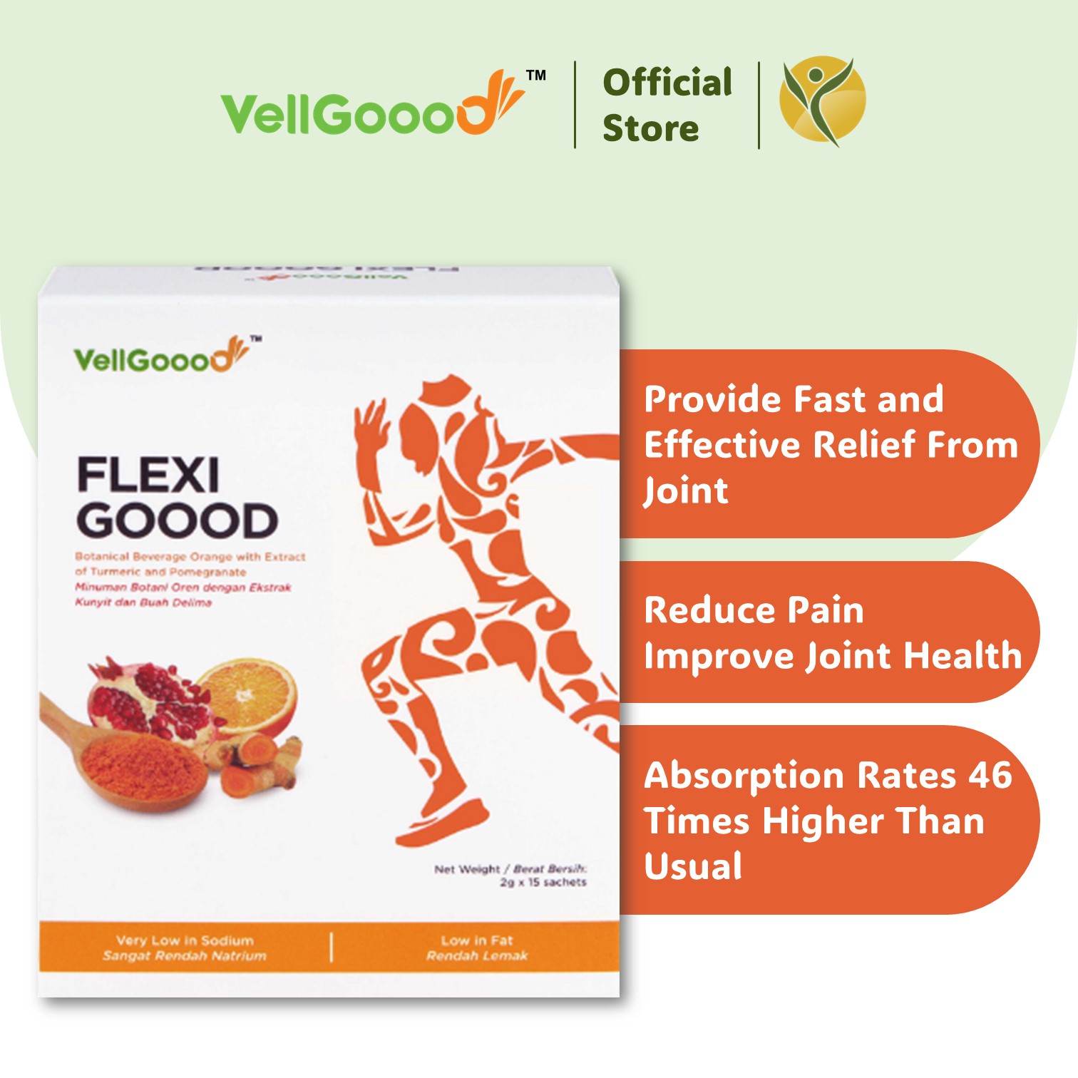 [NOT FOR SALES] VellGoood Flexi Goood Turmeric Flex (15's) | Shopee ...