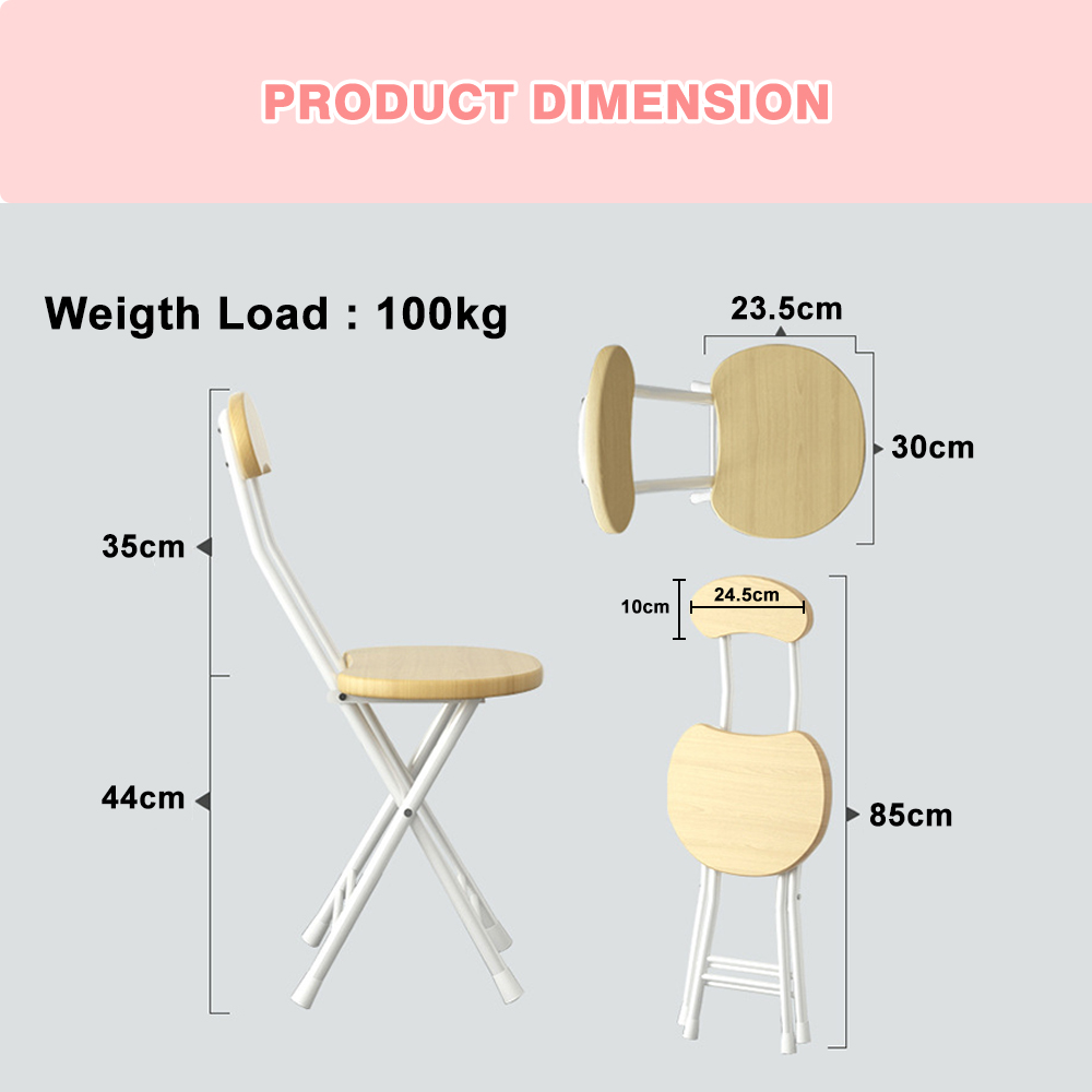 Worthbuy Foldable Chair Kerusi Berlipat Portable Camping Chair Prayer ...