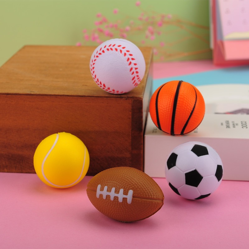 Wenbo [Toy] Mini Foam Ball Squeezer Stress Relief Toy Children Mini PU ...