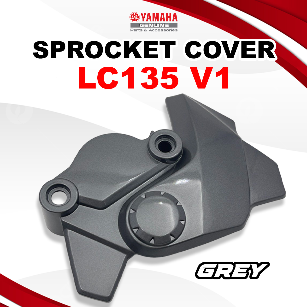 FRONT SPROCKET COVER YAMAHA LC135 V1 SPOCKET COVER DEPAN ( CARBON ...