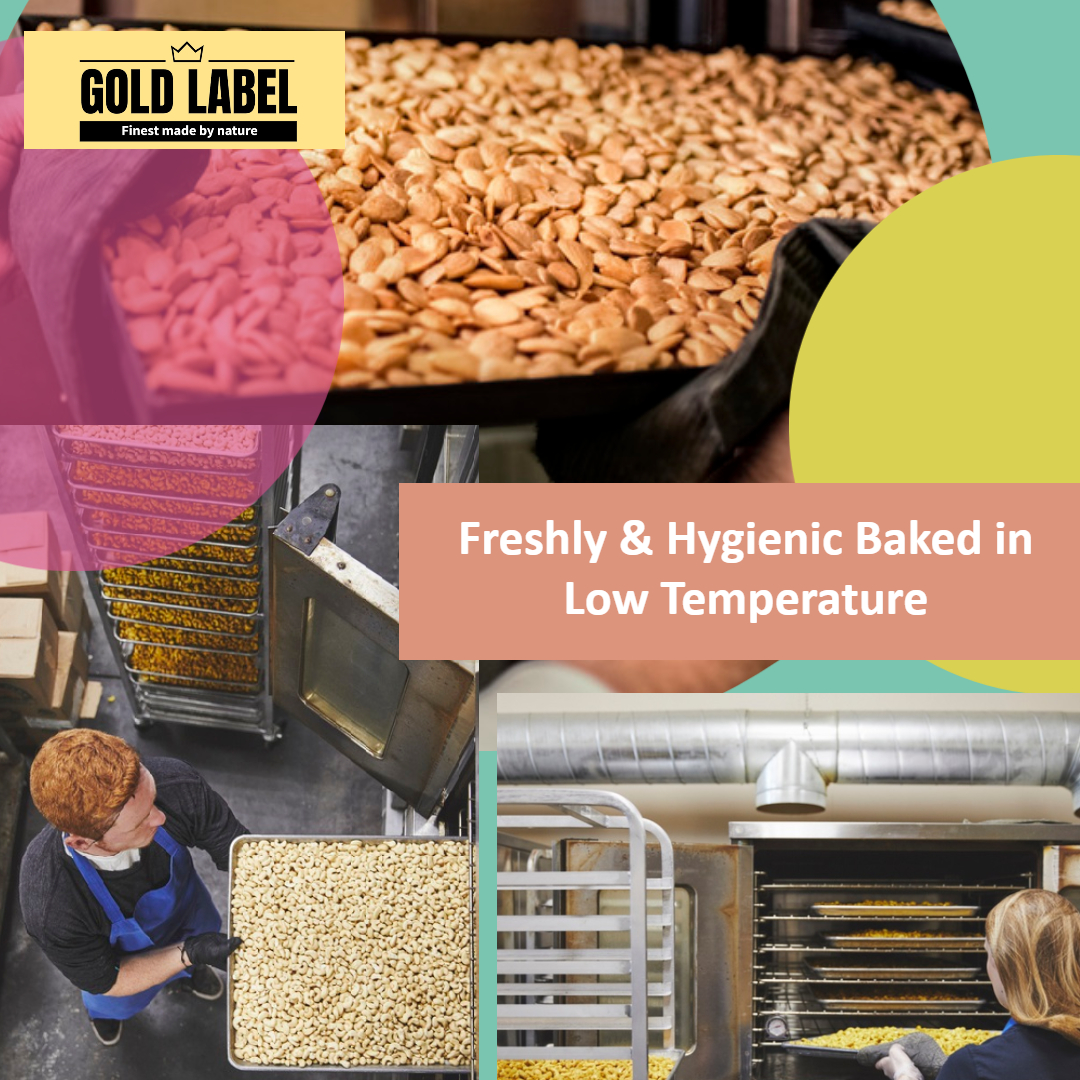 Gold Label Healthy Combo Roasted Almond 100g / Cashew 100g / Pistachio ...