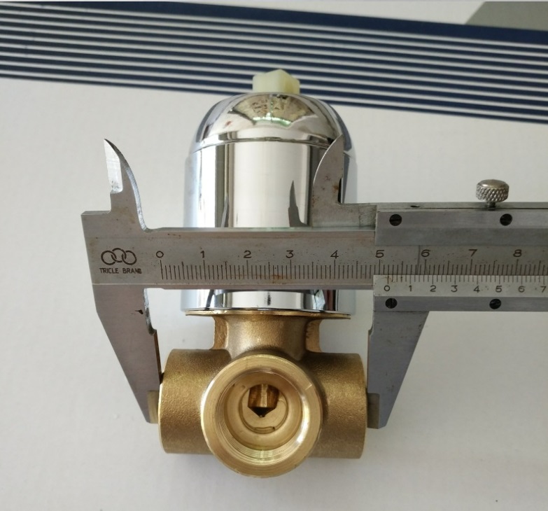 Heavy Duty Brass Concealed Shower Stop Valve Single Cold/ Concealed ...