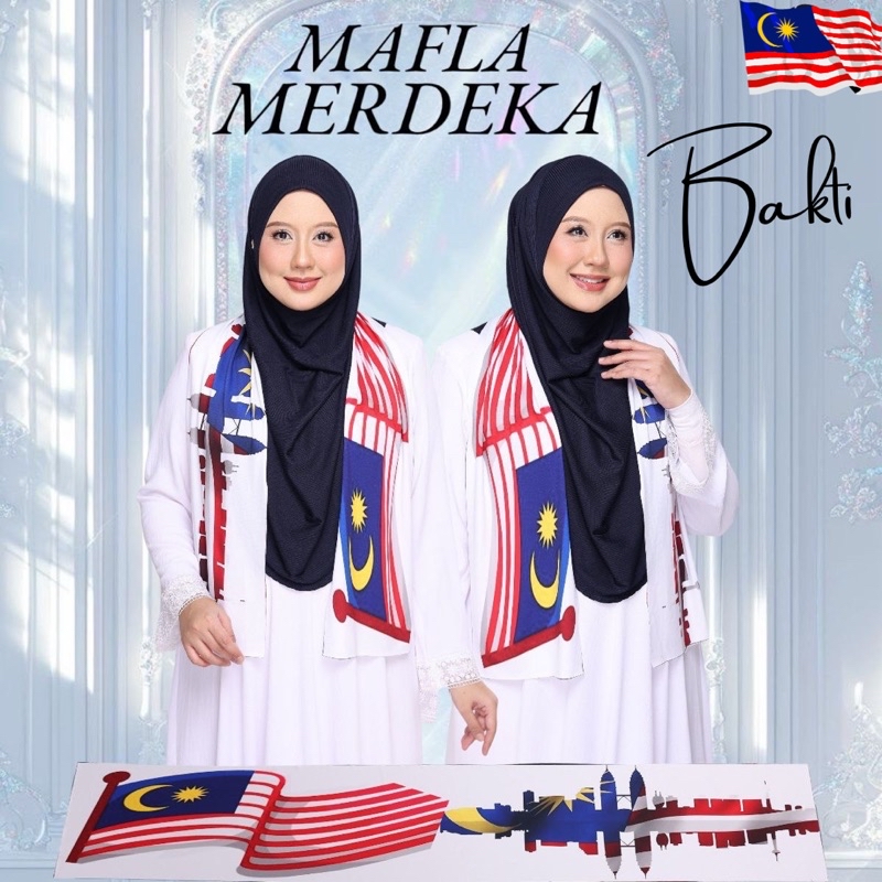 Mafla Merdeka Headband Hari Kebangsaan Shawl | Shopee Malaysia