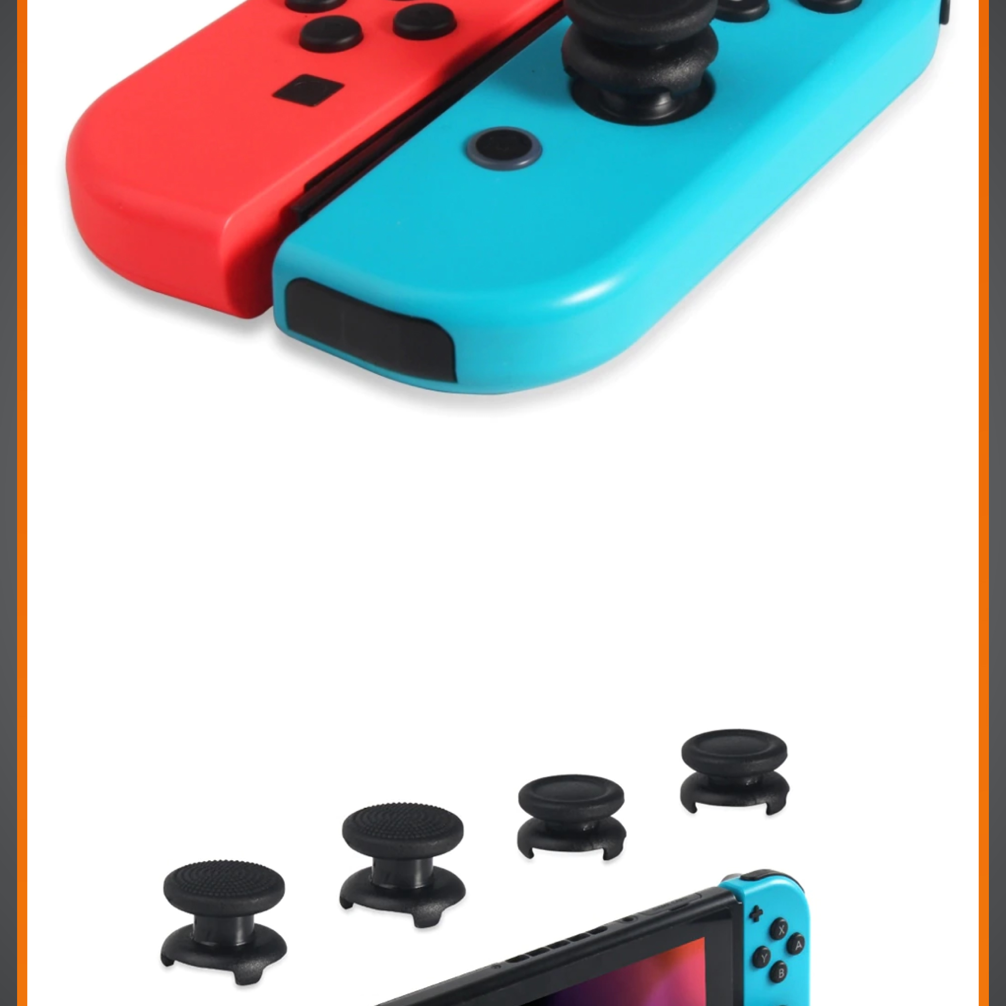 DOBE Switch OLED / V1&V2 /Switch Lite Joycon Joy Con Thumb Grip Cap ...