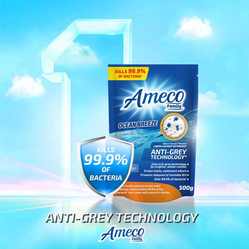 Ameco Liquid Laundry Detergent Sabun Cecair Pakaian 500g | Shopee Malaysia