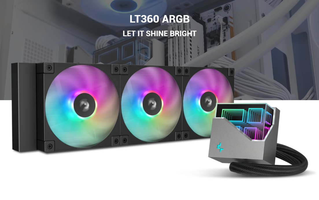 DeepCool LT360 ARGB High-Performance 360mm AiO CPU Cooler | Intel & AMD ...