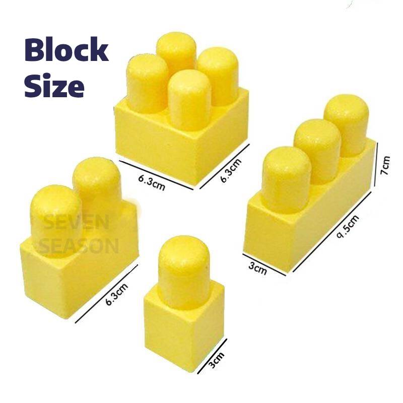 Super Block 25 pcs 50 pcs Mega Building Blocks Toys Giant Big boys ...