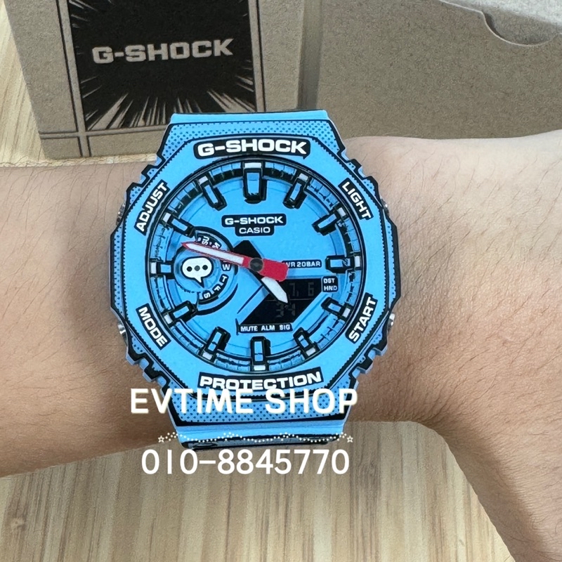 CHINA SET 100% ORIGINAL CASIO G-SHOCK MANGA GA-2100MNG-2A / GA-2100MNG-7A GA-2100MNG-2 GA ...