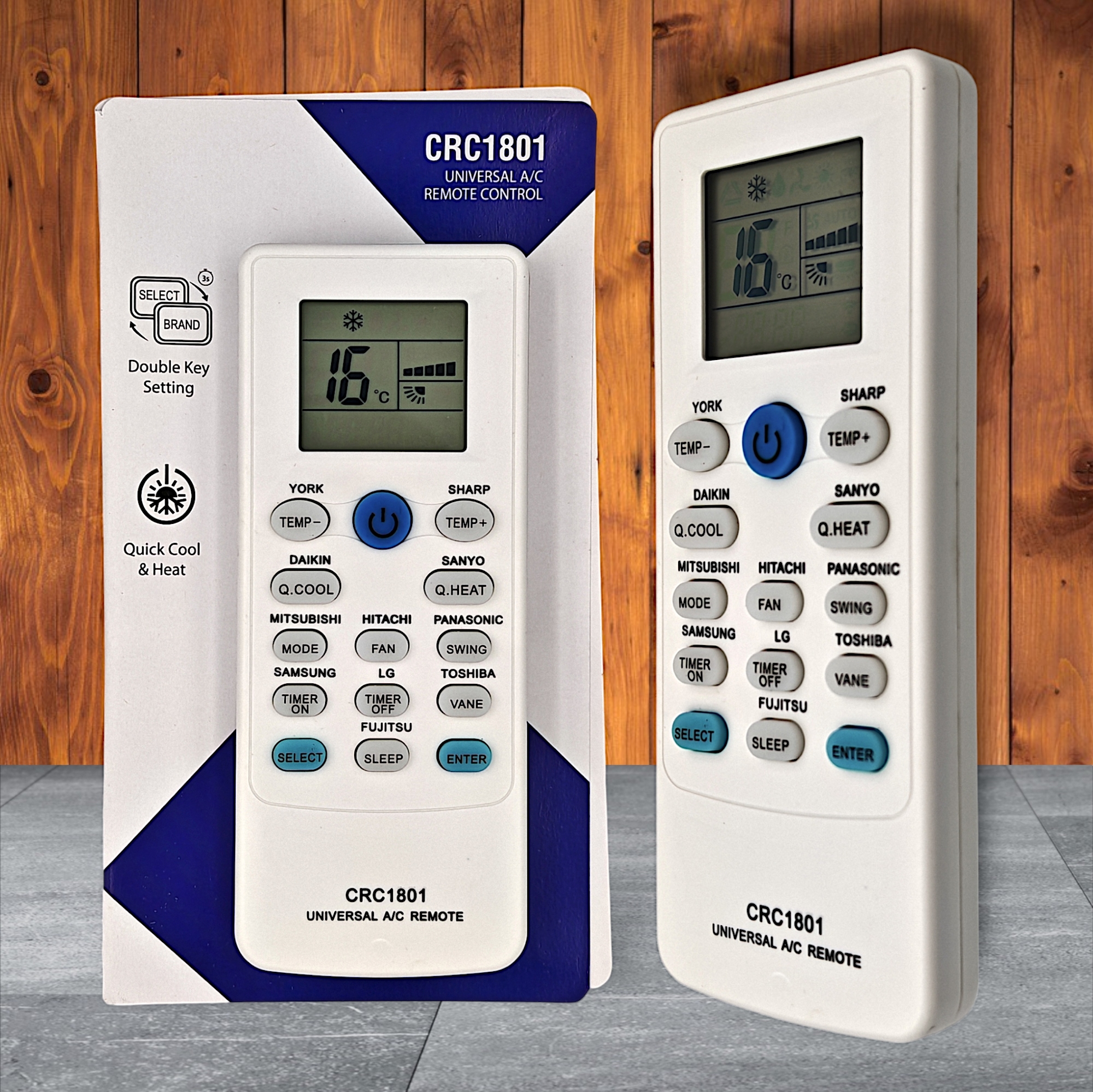 Universal CRC1801 Air Cond Aircond Air Conditioner Remote Control ...