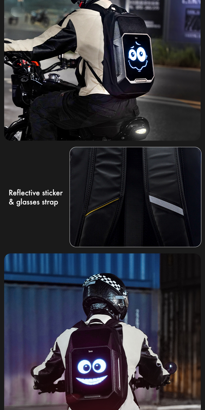 Divoom Cyber bag Pixel Backpack for imagination, Futuristic design for ...