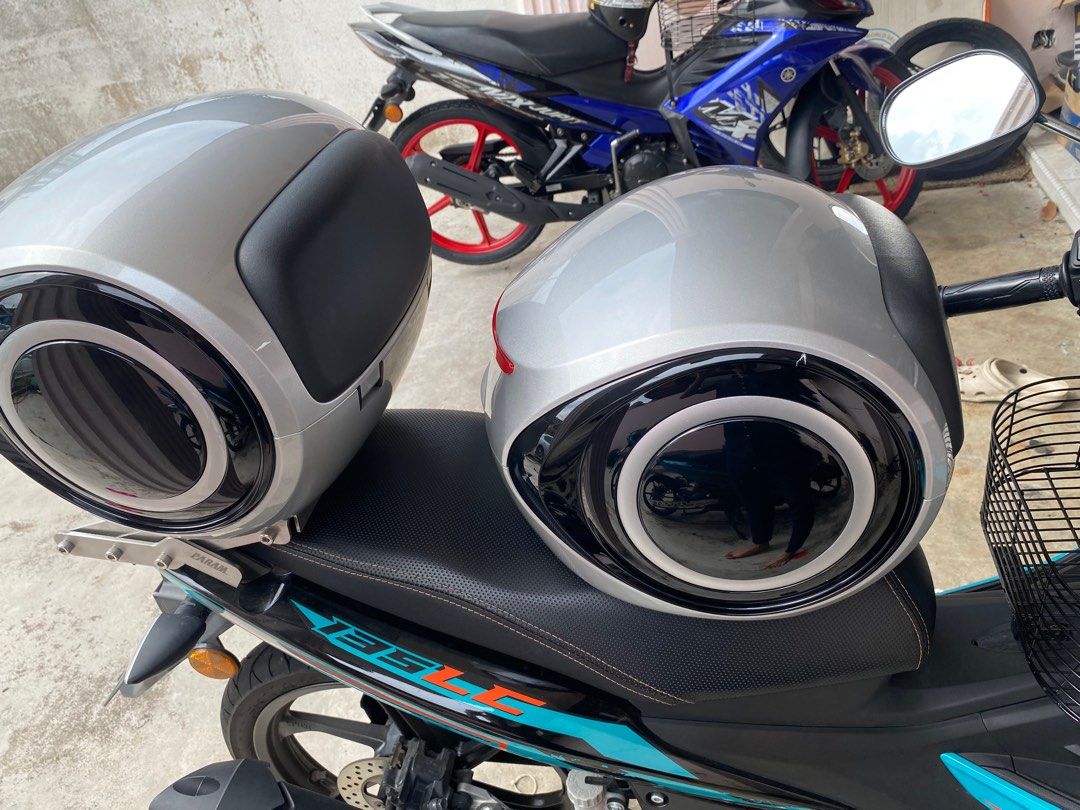 Box Siput Motor 30L Box Motor Alien Tail Box Top Box Double-Layer Box ...