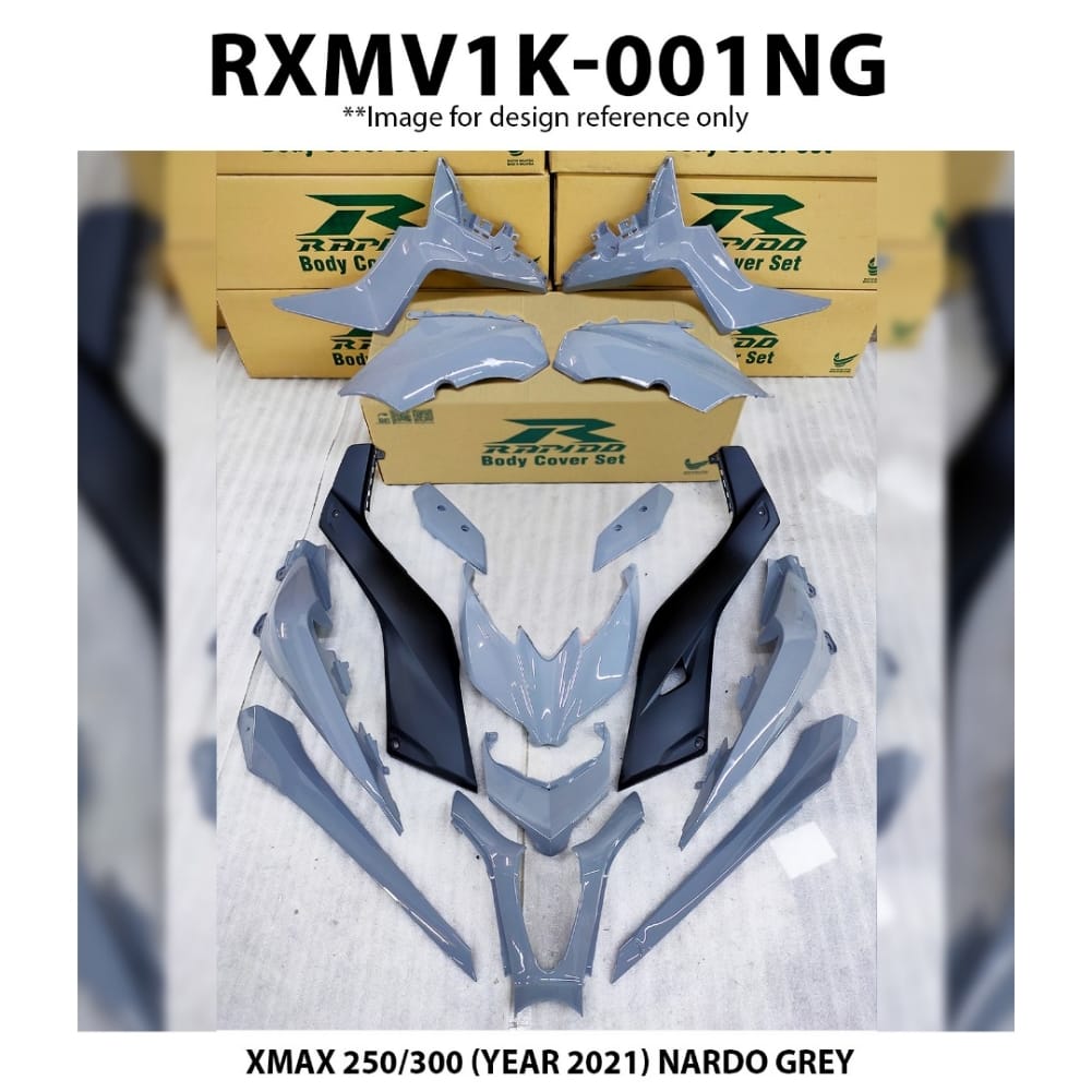 Rapido Cover Set Yamaha XMAX 250/300 (Year 2021) ** NO STICKER ** Nardo ...