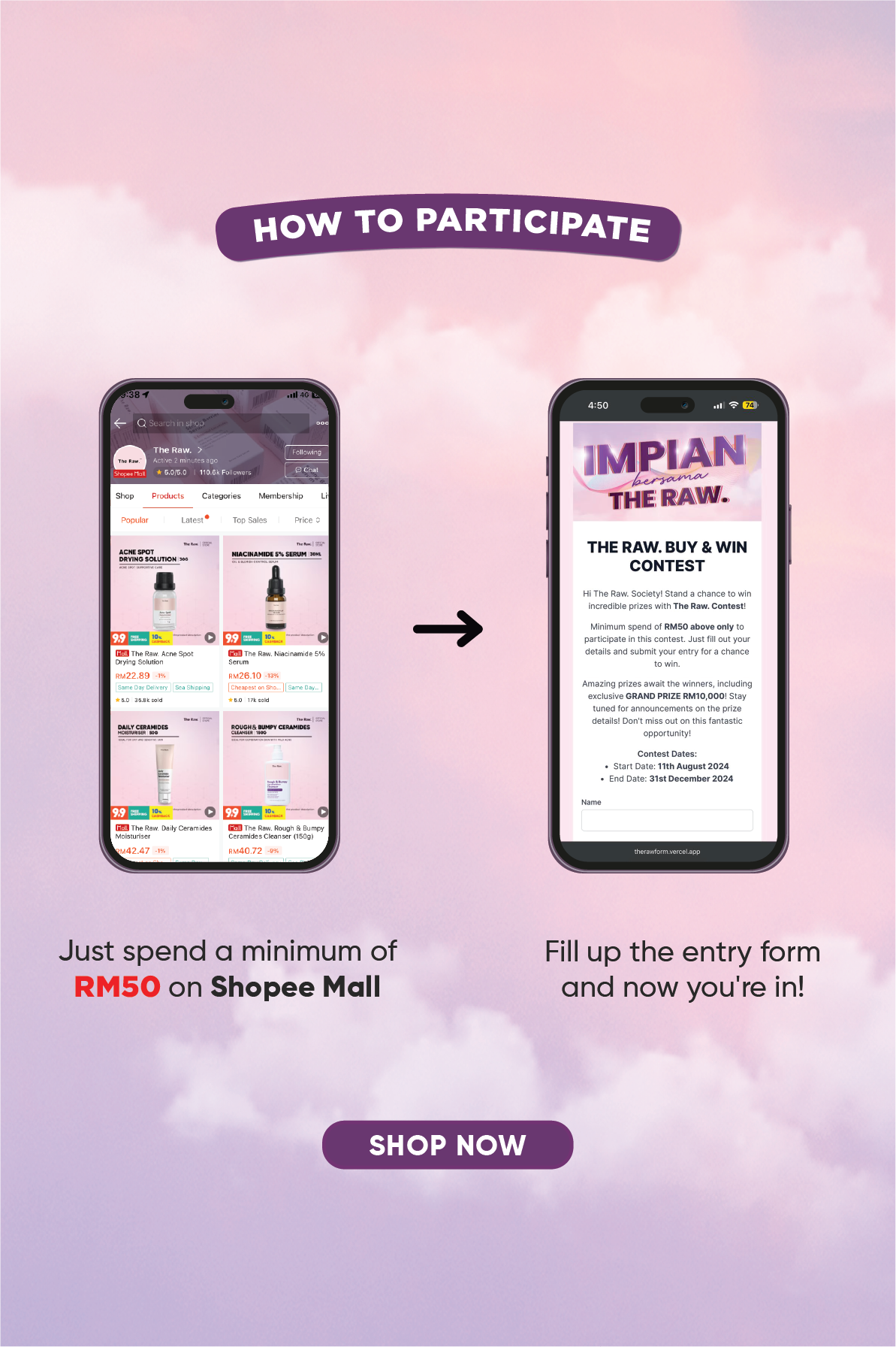 The Raw. Cera-Shield Hybrid Sunscreen SPF 50+ PA++++* Broad Spectrum UVA / UVB (For Face & Body ...