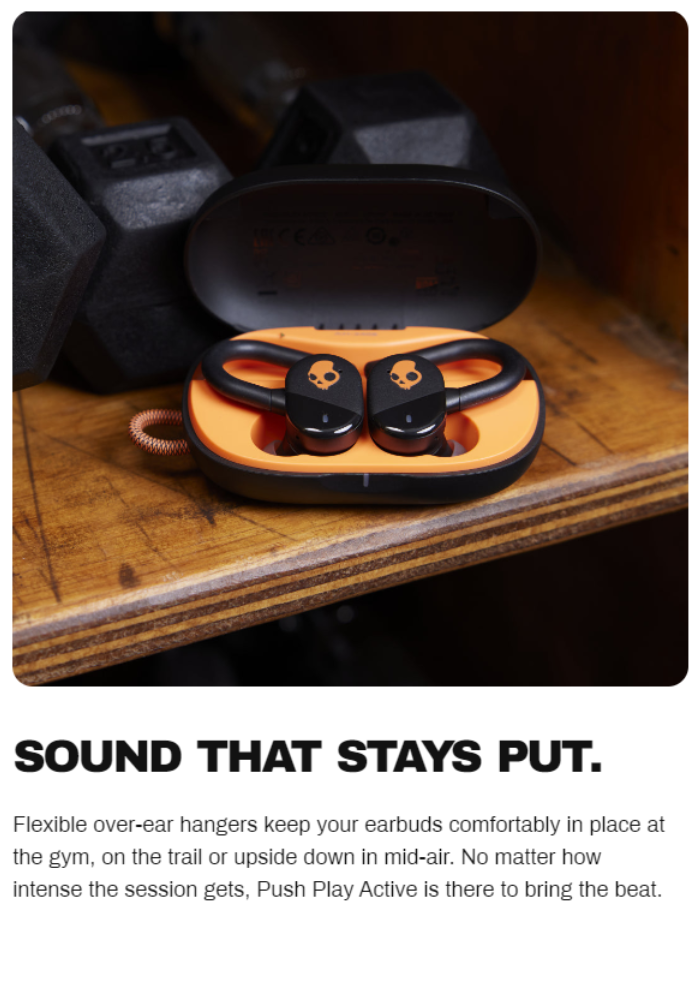 Skullcandy Push® Play Active True Wireless Active Earbuds | Shopee Malaysia