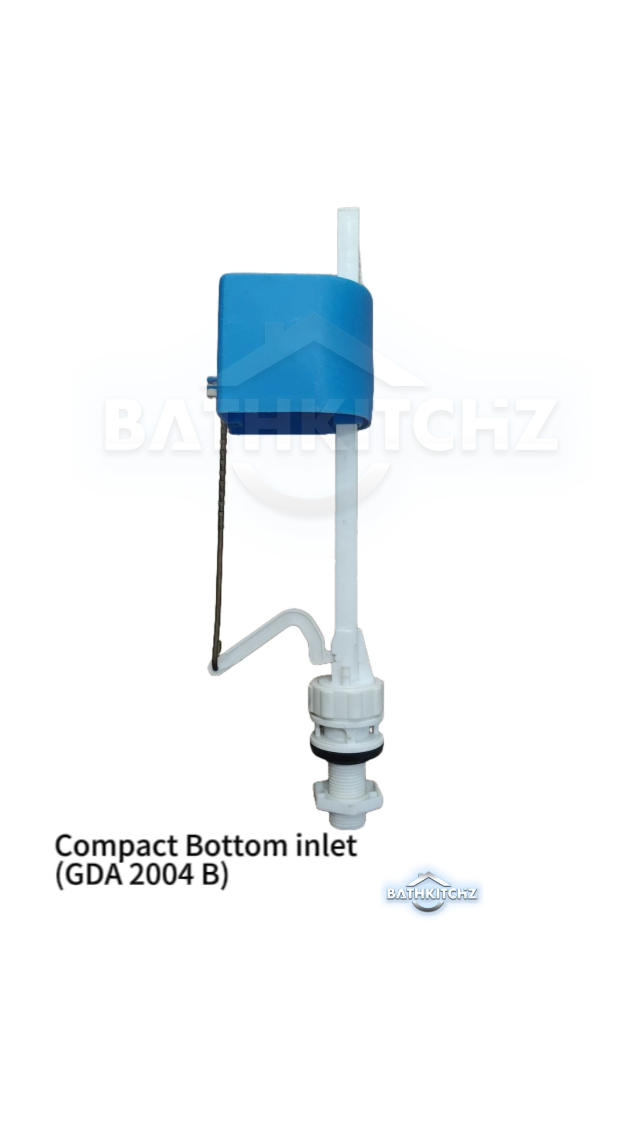 BATHKITCHZ Toilet Water Tank Inlet Valve Bottom Side Valve PVC Float ...