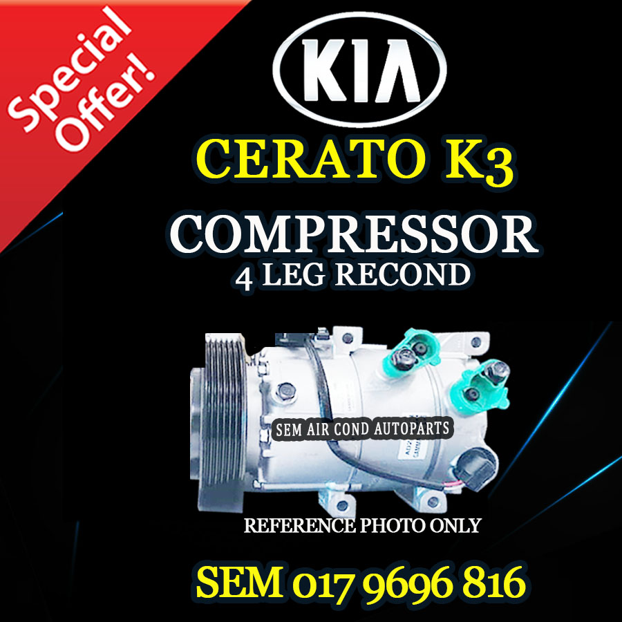 KIA CERATO K3 2013 YEAR 4 LEG RECOND COMPRESSOR/ RECON KOMPRESOR (CAR ...