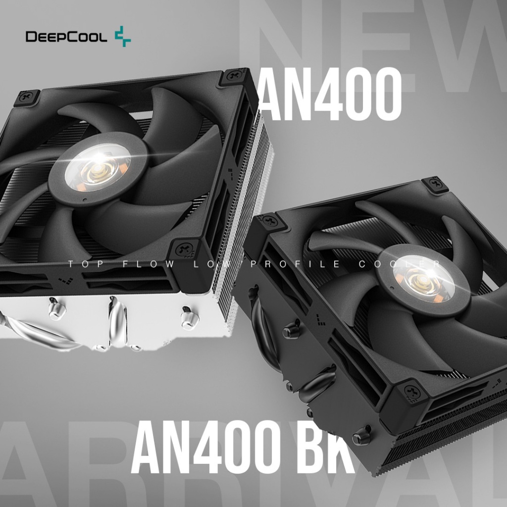 DEEPCOOL Top Flow Low Profile CPU Cooler AN400 | Shopee Malaysia