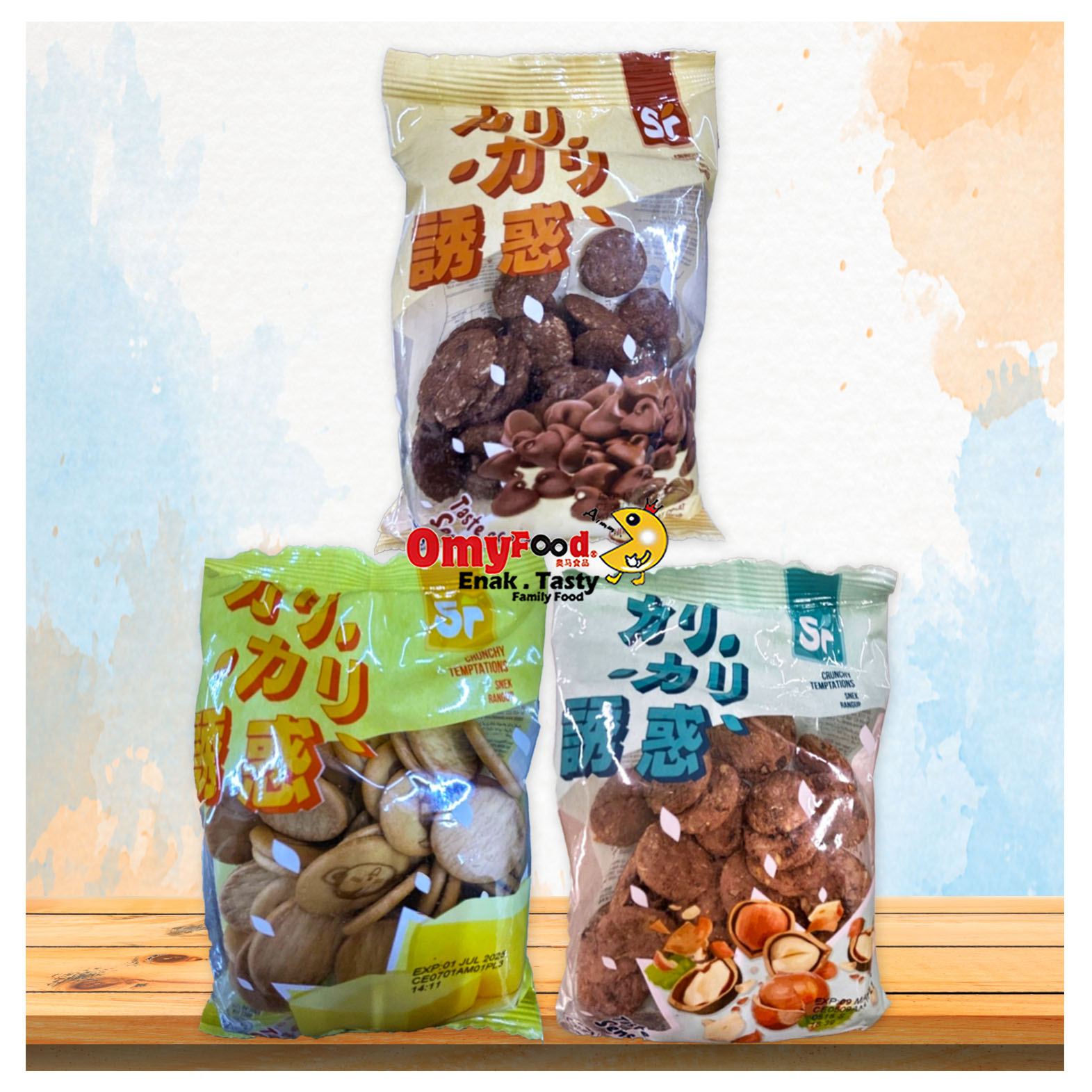 90g SF Crunchy Temptations [Hazelnut Oat Cookies / Butter Biscuits ...