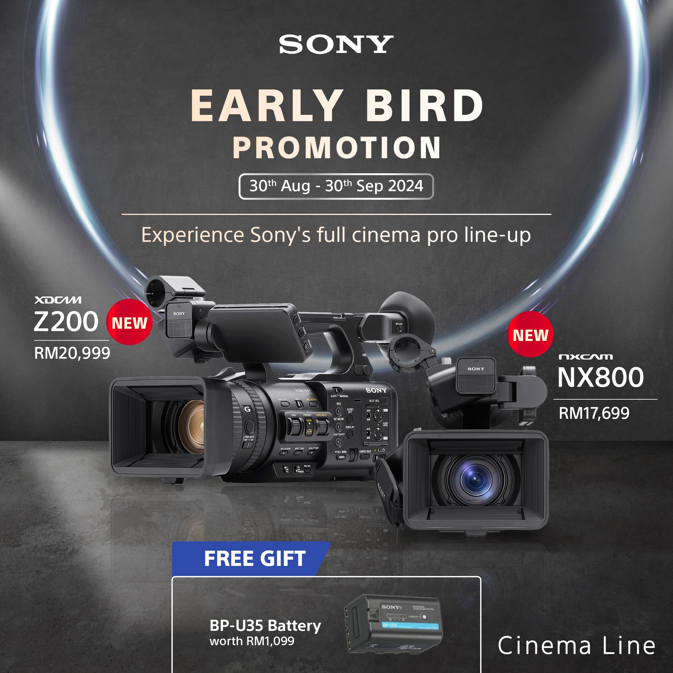 (READY STOCK) - Sony Z200 | PXW-Z200 4K 1 CMOS Sensor XDCAM Camcorder ...