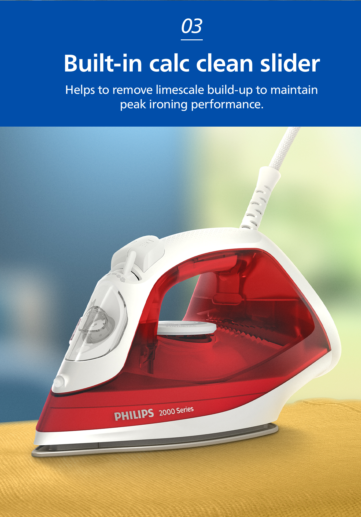 [NEW] PHILIPS 2000 Series Steam Iron with Ceramic Soleplate (DST2010 ...