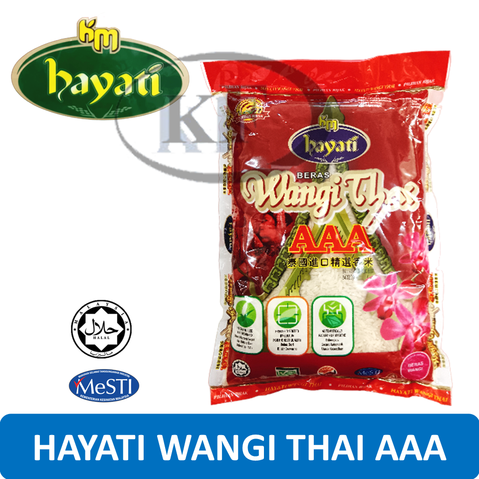 1KG HAYATI BERAS SIAM WANGI AAA 1KG HAYATI BESTARI SUPER TWR AAAAA 1KG ...
