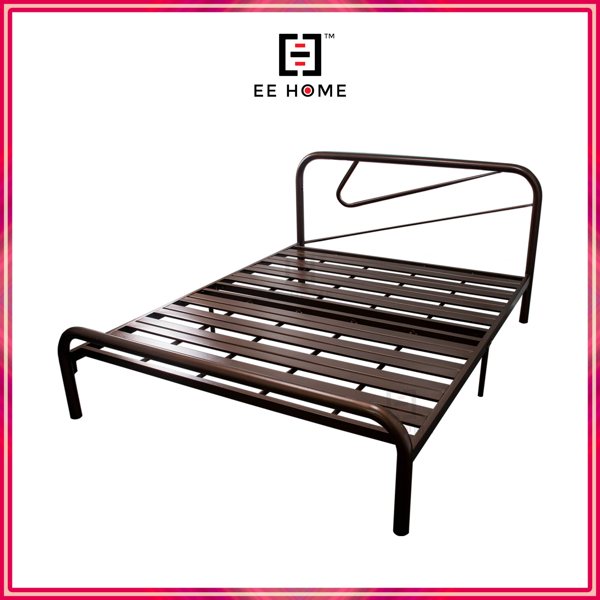 EE HOME SET Queen Bed Frame With Queen Mattress Katil Queen Tilam Queen ...