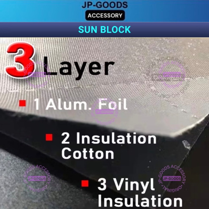 Toyota Corolla Cross Front Windscreen 3-Layer Sunshade 100% UV Block ...