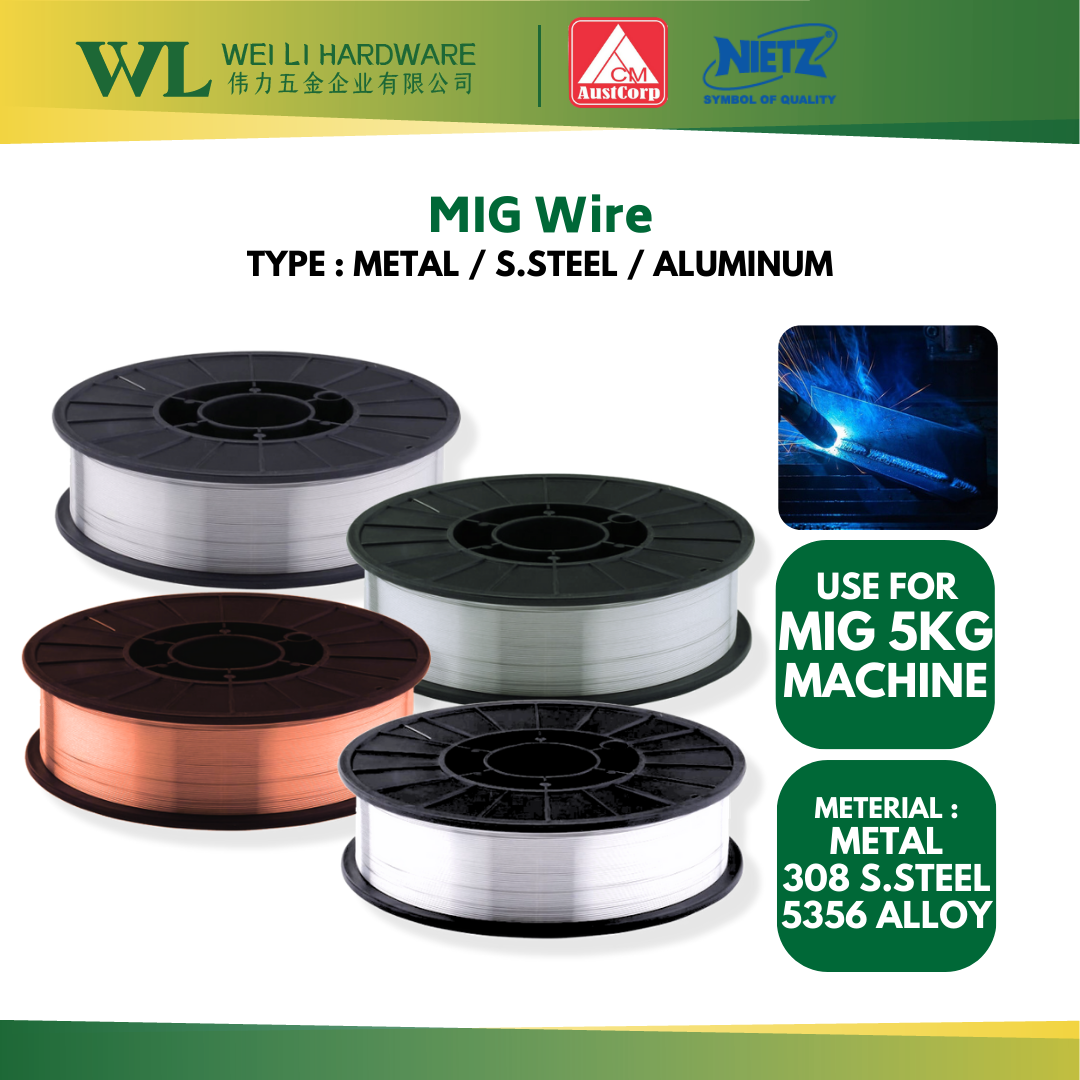 MIG Wire 5Kg 0.8/1.0mm/ MIG Wire Stainless Steel / Mig Wire Gasless ...