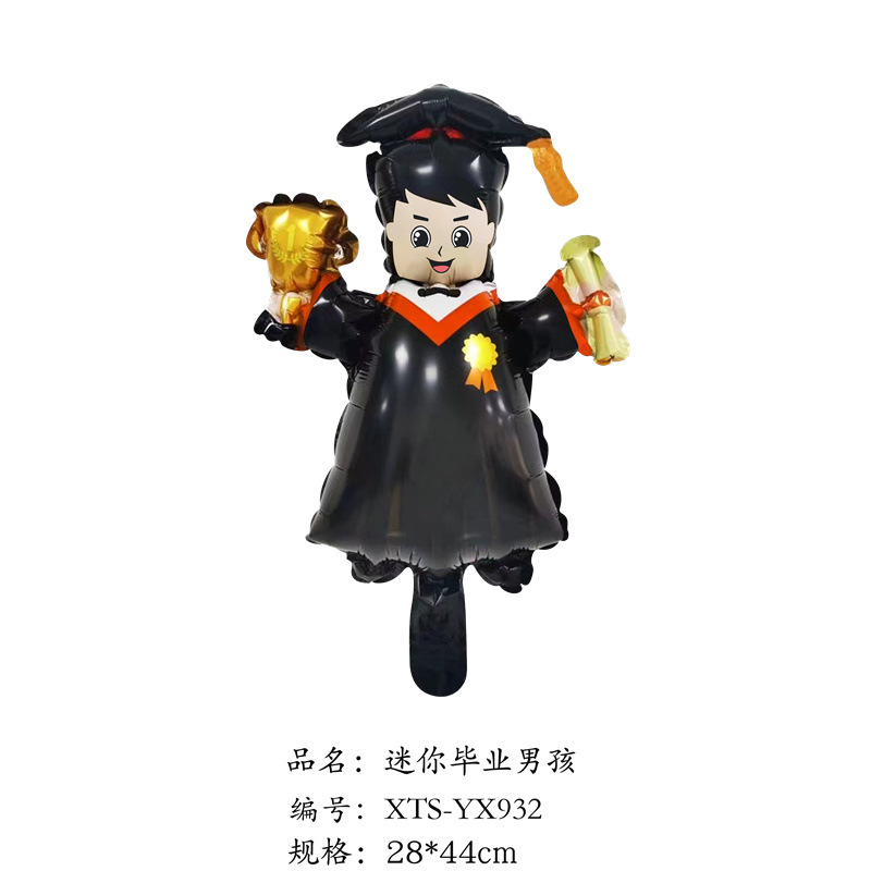 Mini Graduation Balloons Foil Graduasi Belon Tadika Konvo Convocation ...