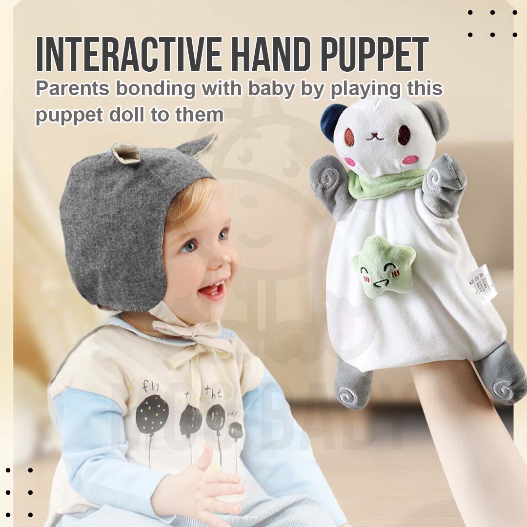 ⭐Moo Baby Sleeping Towel Animal Puppet Toy Sleeping Toys for Baby ...