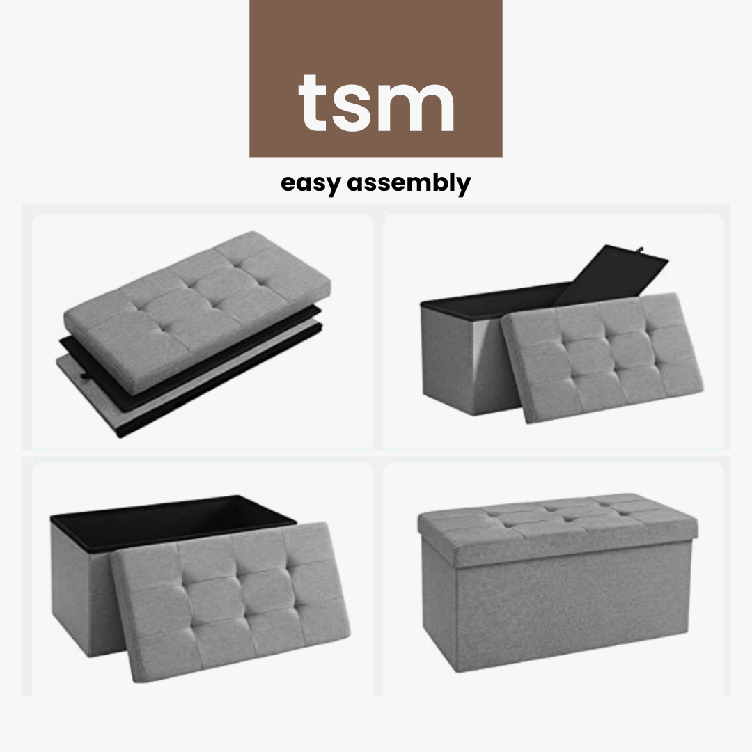 TSM 100L Leather Storage Long Bench | 2 in 1 Sit and Store | Kotak ...