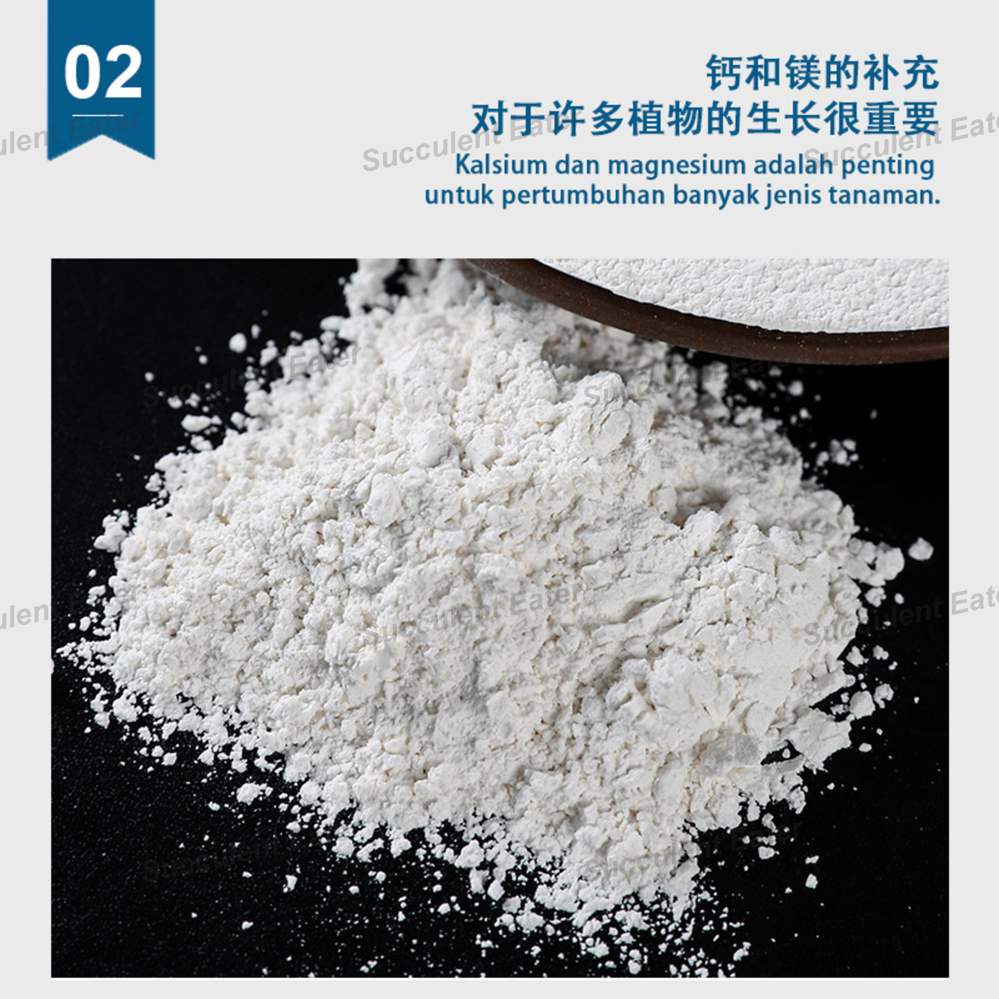 1kg Stone Lime Powder Kapur Pertanian Dolomite Calcium Hydroxide ...