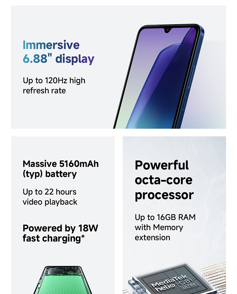 🔥Xiaomi Redmi 14C ( 6GB + 128GB/8GB + 256GB ) 1 Year Warranty Mi ...
