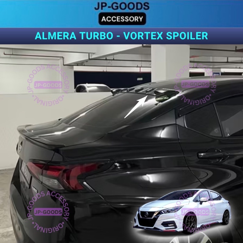Nissan Almera N18 2020 - 2024 Rear Spoiler Vortex Style Windscreen ...